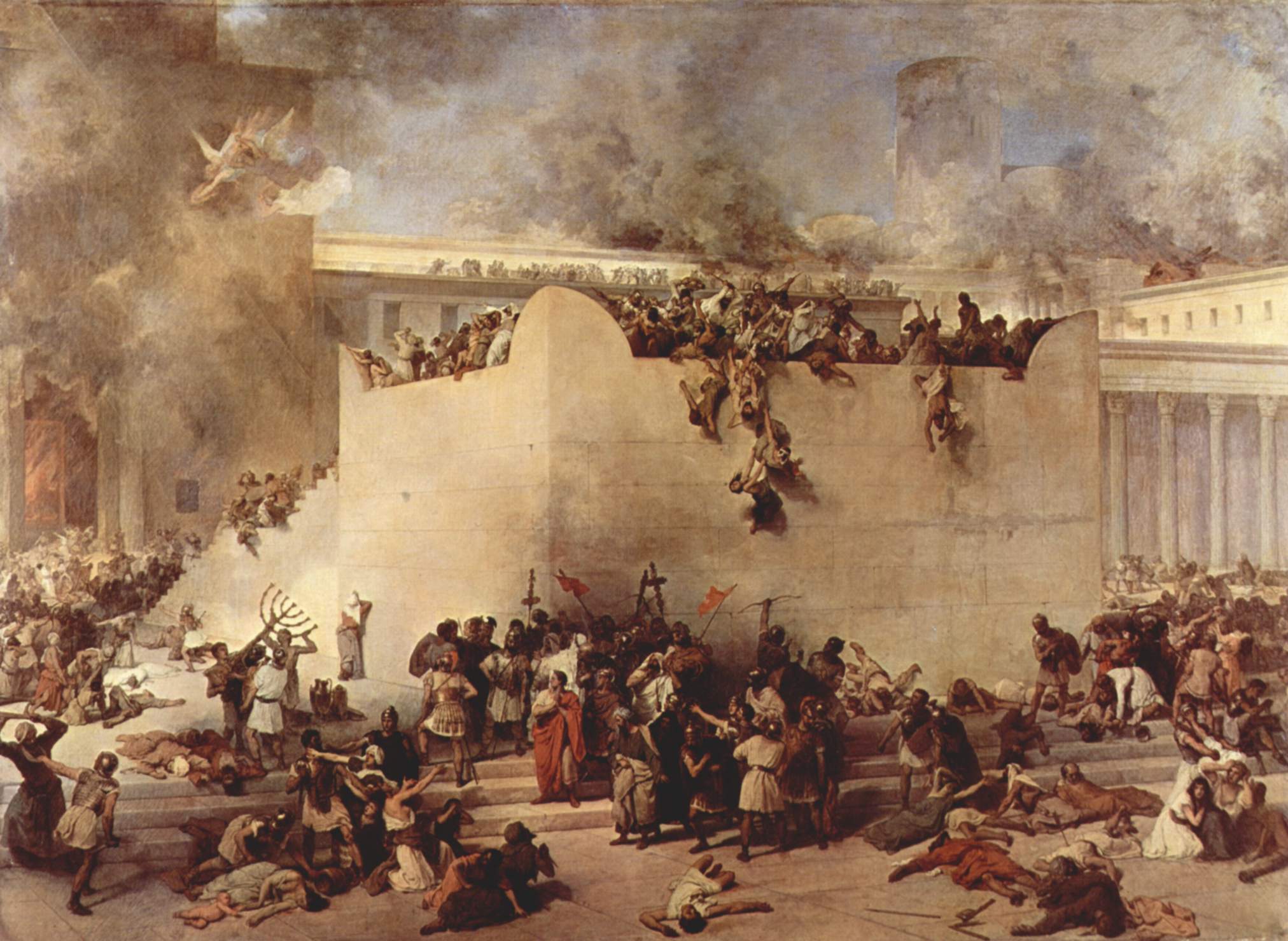 The Destruction Of The Jerusalem Temple In 70 AD Images Of Ancient